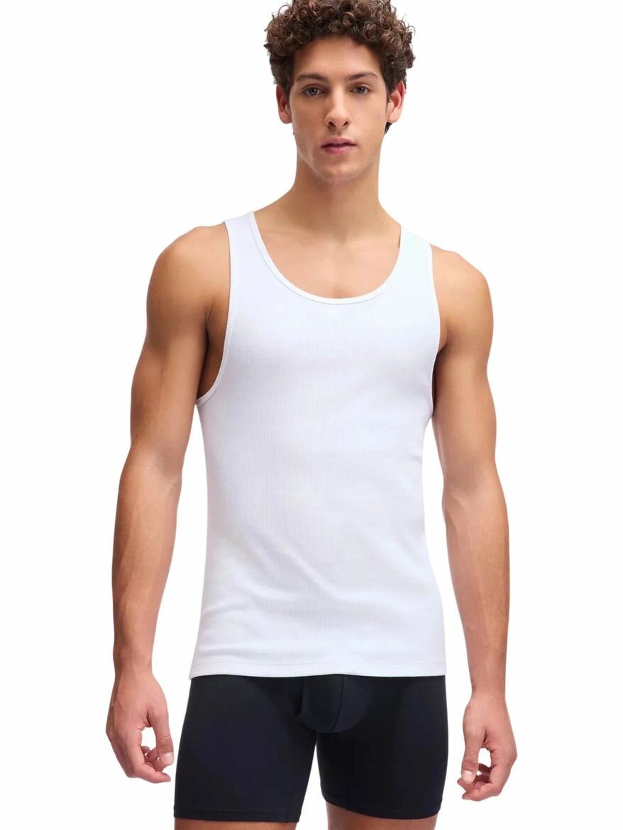 Майка спортивная PERFORMANCE COTTON UNDERSHIRT - SOLID FITTED TANK 2PK, комплект