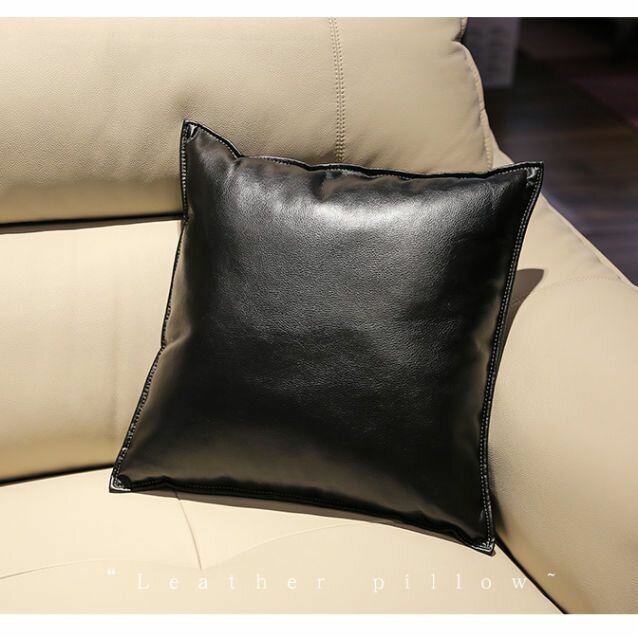 Нано дышащая кожа, многоцветная текстура личи, подушка из PU, скандинавский простой стиль, легкая роскошь для дивана, оптовая продажа