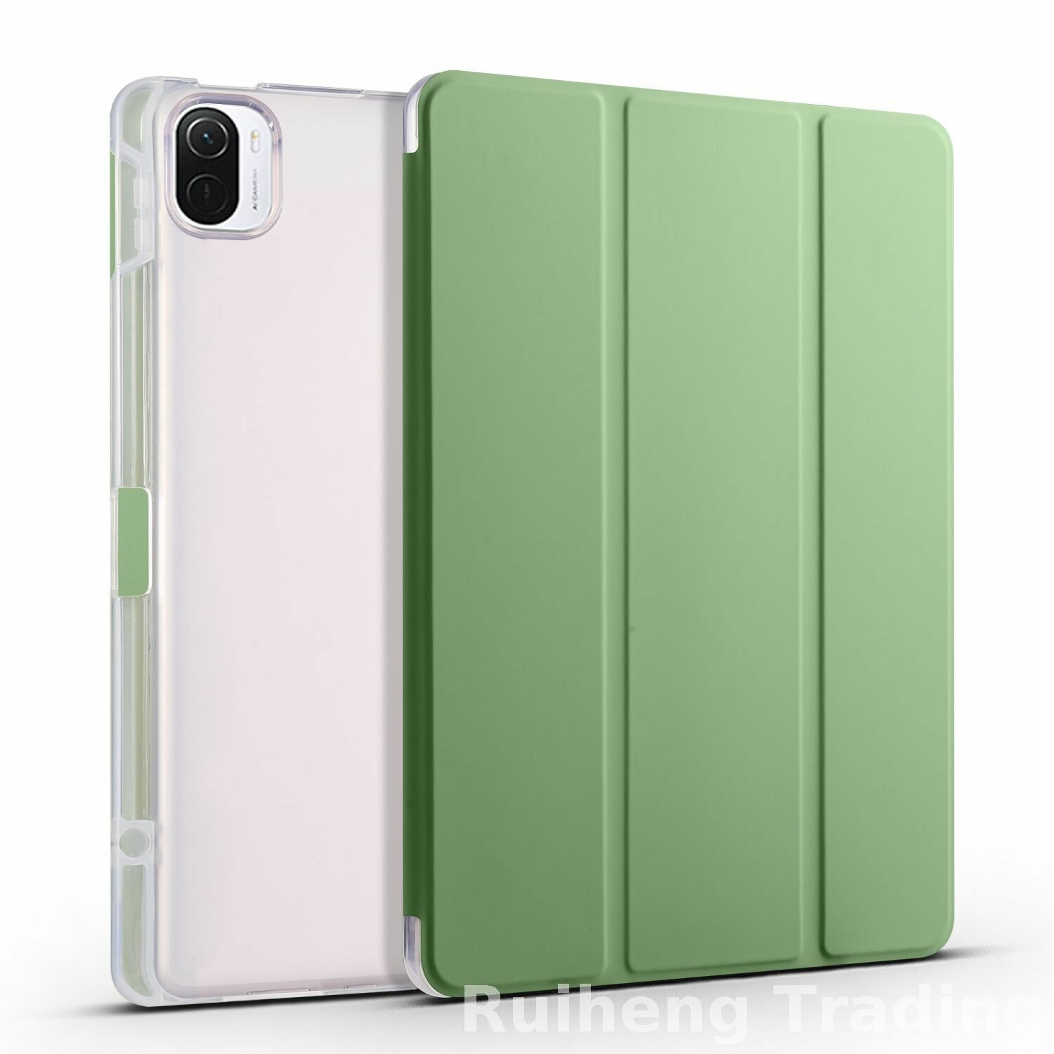 Чехол Xiaomi Mi Pad 5 / Mi Pad 5 Pro 11" с держателем для стилуса зеленый матча