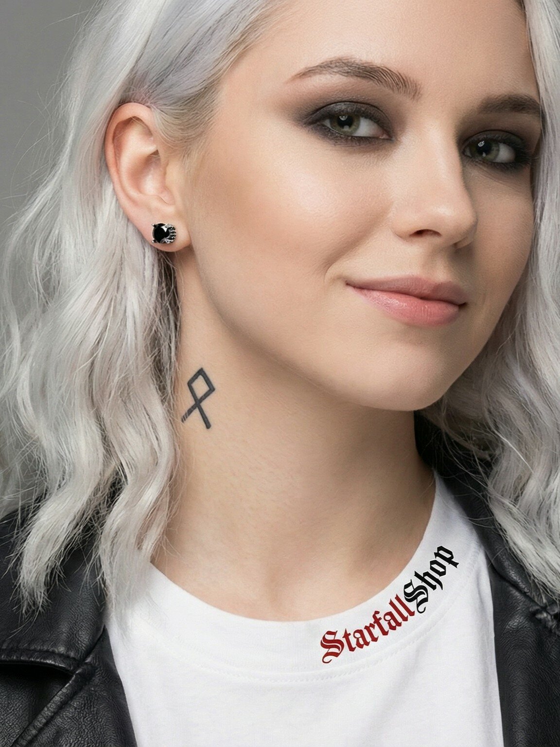 Серьги-трансформеры, искусственный камень, фианит