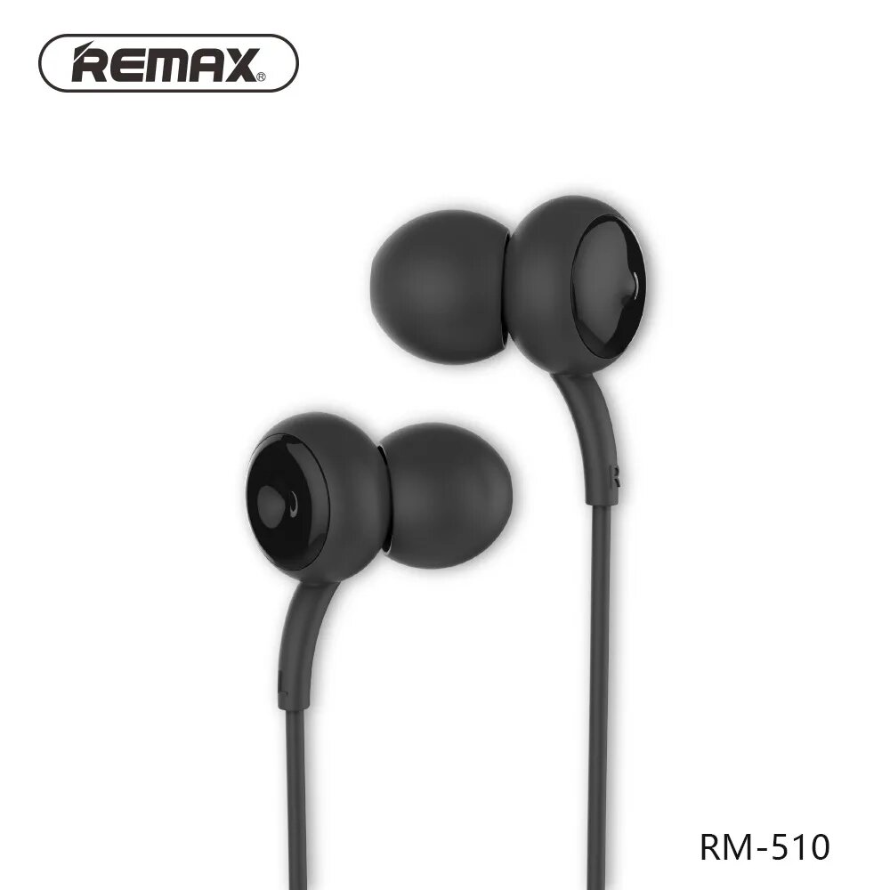Remax RM-510 черные наушники-вкладыши