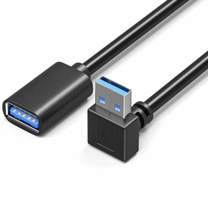 USB3.0 угловой кабель-удлинитель, 15cm - Наклоняйся вверх