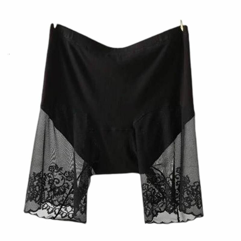 Женские бесследные байкерские шорты, Черный - XL