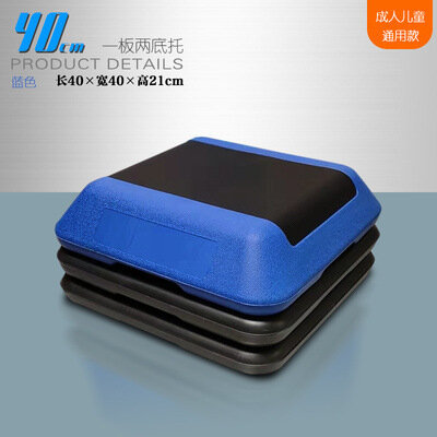 110-сантиметровая платформа для фитнеса с кожаным покрытием, тренажер для упражнений, гимнастики и тренировок дома и в спортзале.