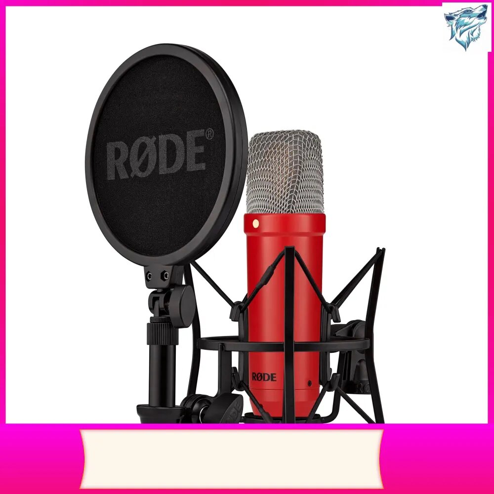 Микрофон студийный RØDE NT1 Signature Series, красный, белый