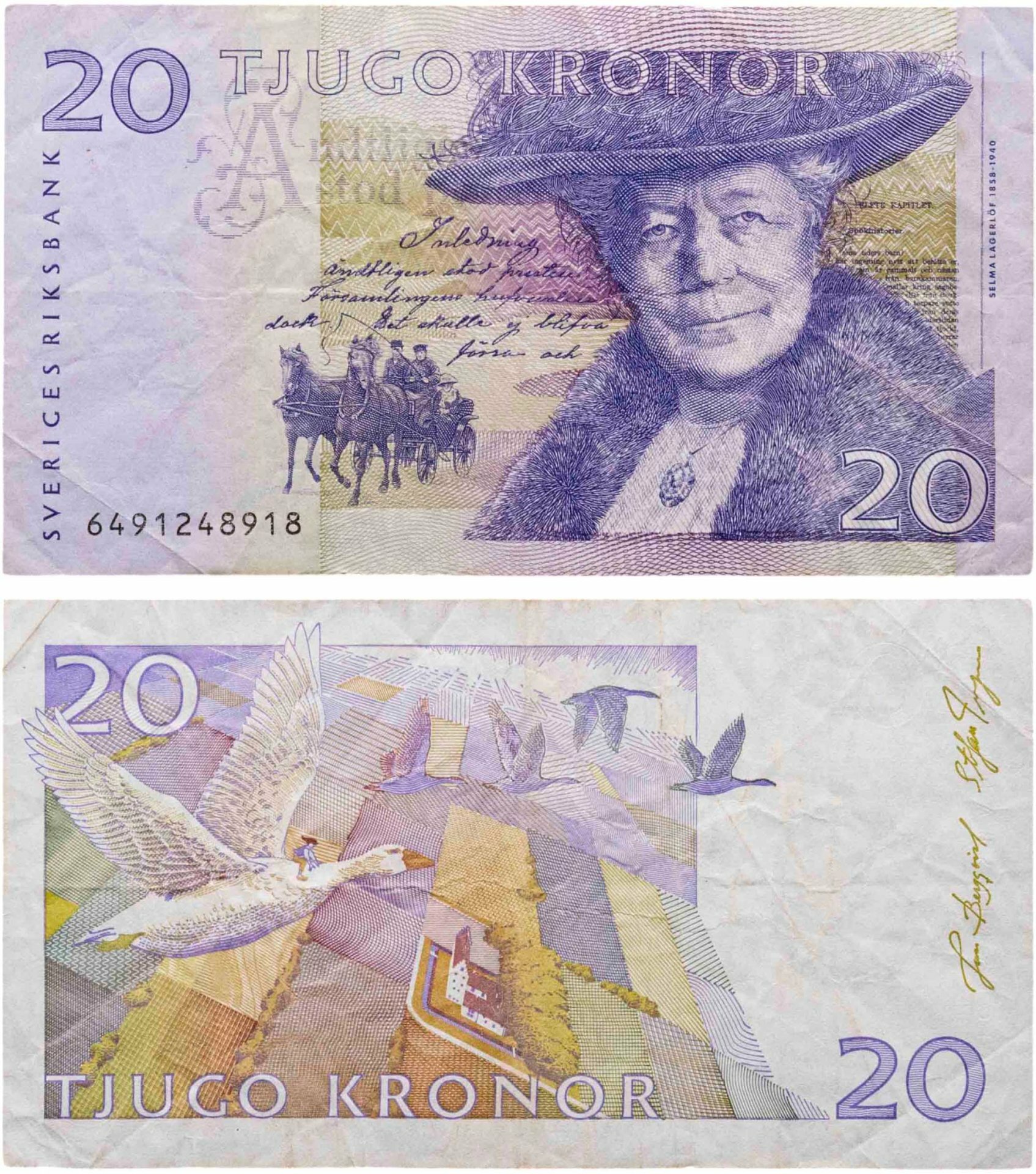 Швеция 20 крон 1991-2003 Pick 61