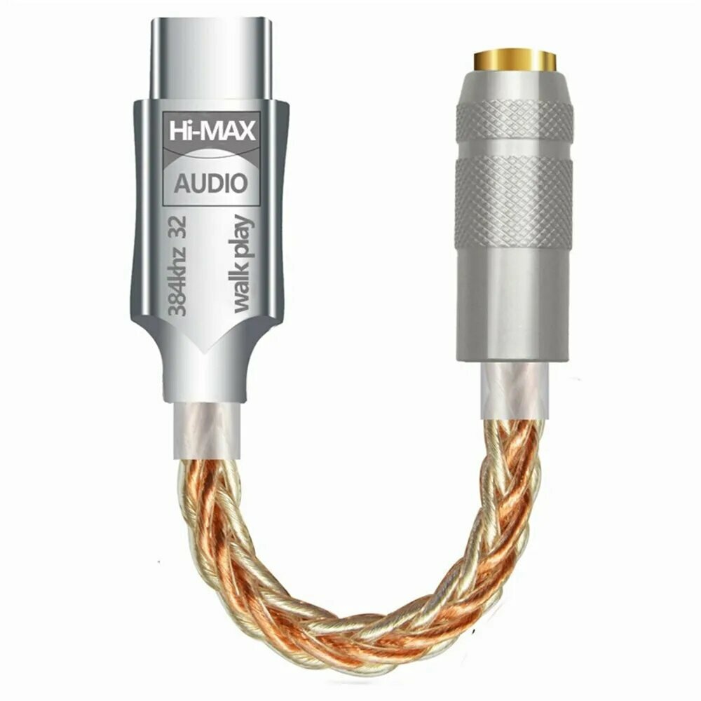 Адаптер для наушников HiFi Type C - 3,5 мм, USB-аудиодекодер, цифровая звуковая карта AMP CB1200AU