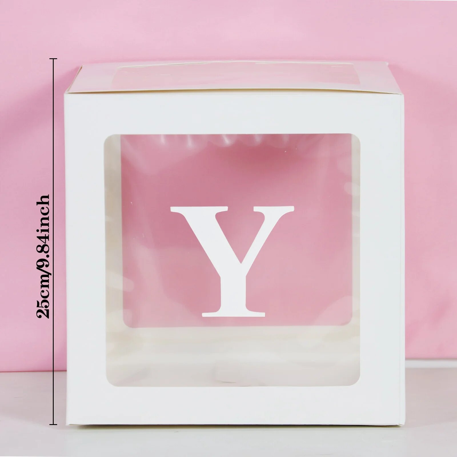 Прозрачная коробка для воздушных шаров из пенобумаги Y