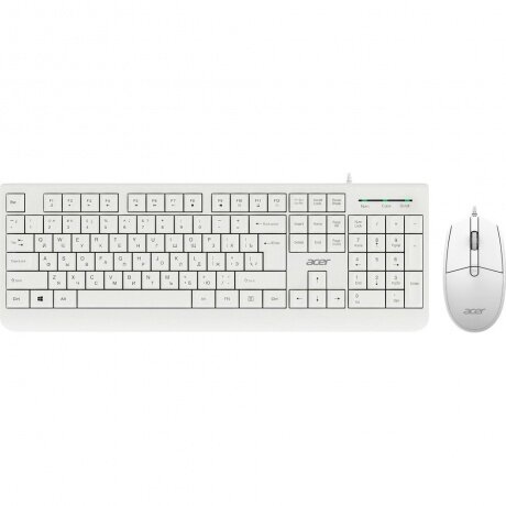 Клавиатура + мышь Acer OCC400 белый (ZL. ACCCC.014)