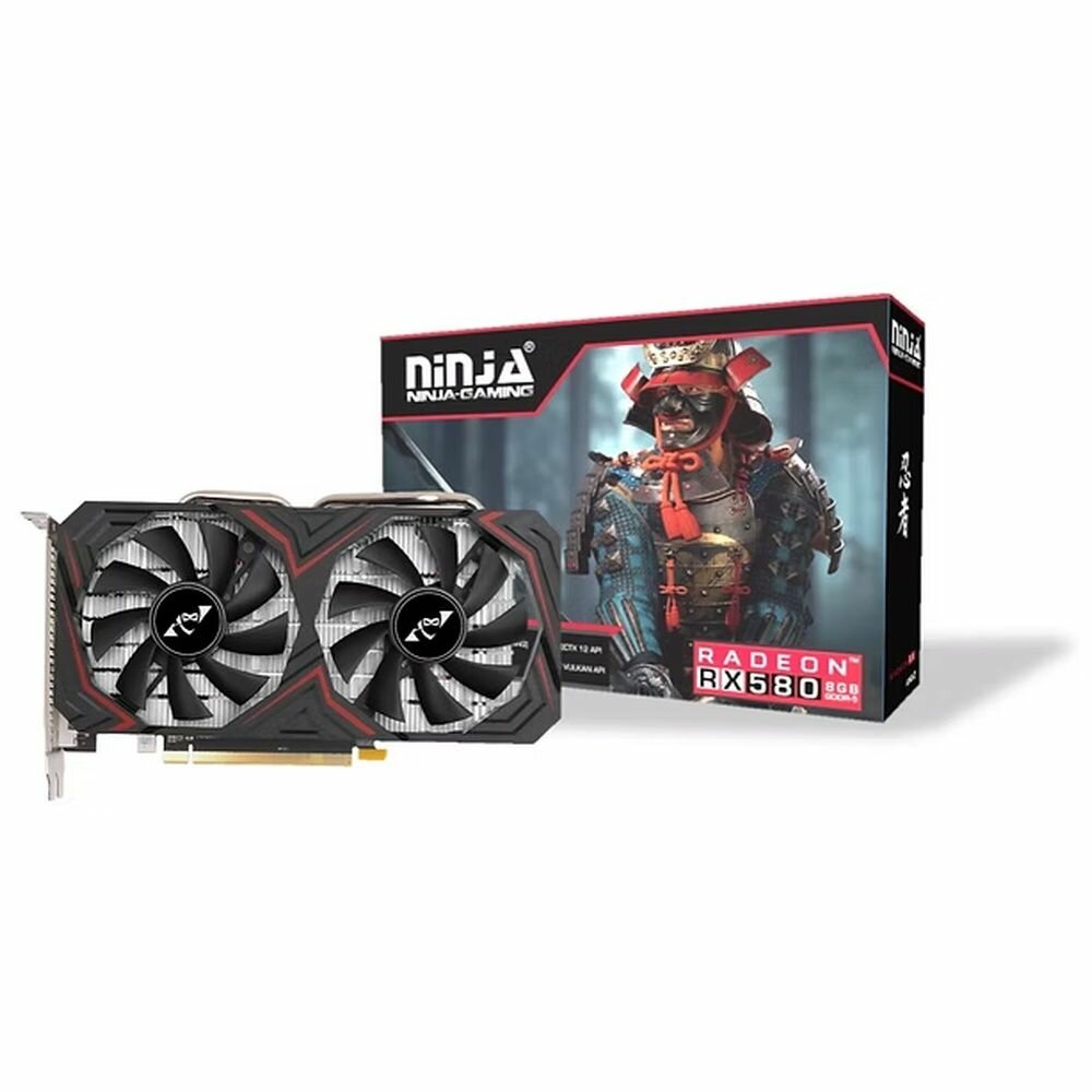Видеокарта Ninja (Sinotex) RX580 4GB GDDR5 256bit DVI DP HDM