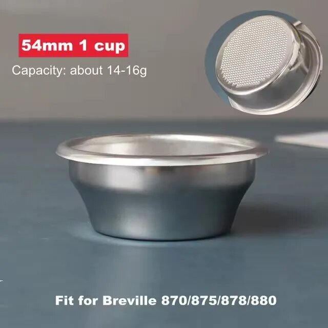 Корзина для кофемашины 54mm 1cup из нержавеющей стали