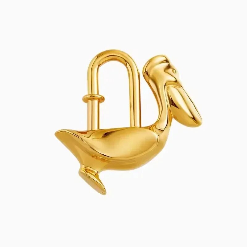 Подвеска с замком для сумки Hermes Birkin Kelly, сумка с замком Pegasus, Golden Pelican