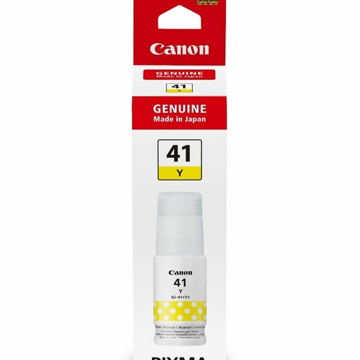 Чернила Canon GI-41Y для G1400/G2400/G3400, желтые, 7700 стр. (4545C001)