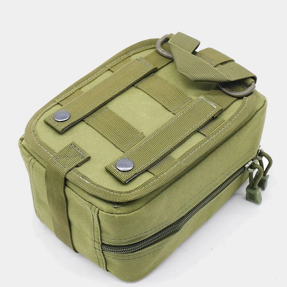 Сумка тактическая BOOIU подсумок аптечка, Зеленый, 10x15x8 см, Женский, Мужской, нейлон 600D, Влагонепроницаемый — фото 1