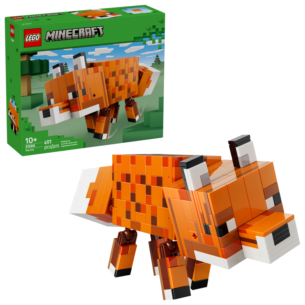 Конструктор LEGO Minecraft Лиса 21588, 497 деталей, от 10 лет