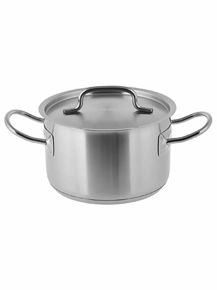 Кастрюля с крышкой Appetite Professional, нержавеющая сталь, 2 л