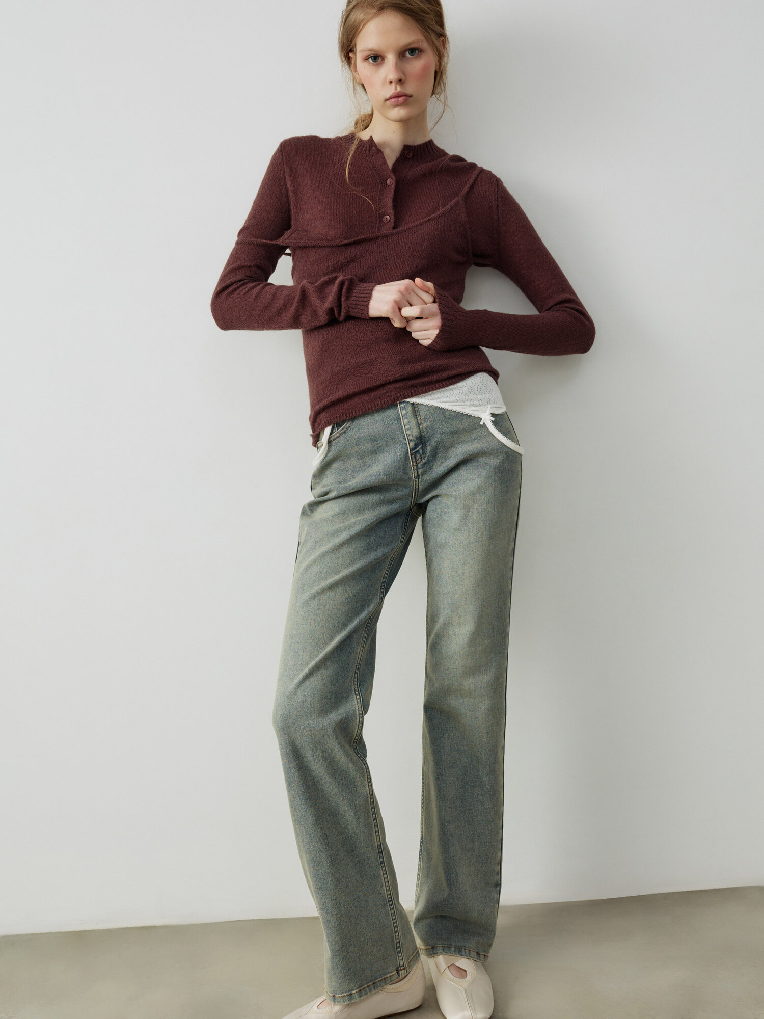 Джинсы зауженные Young 