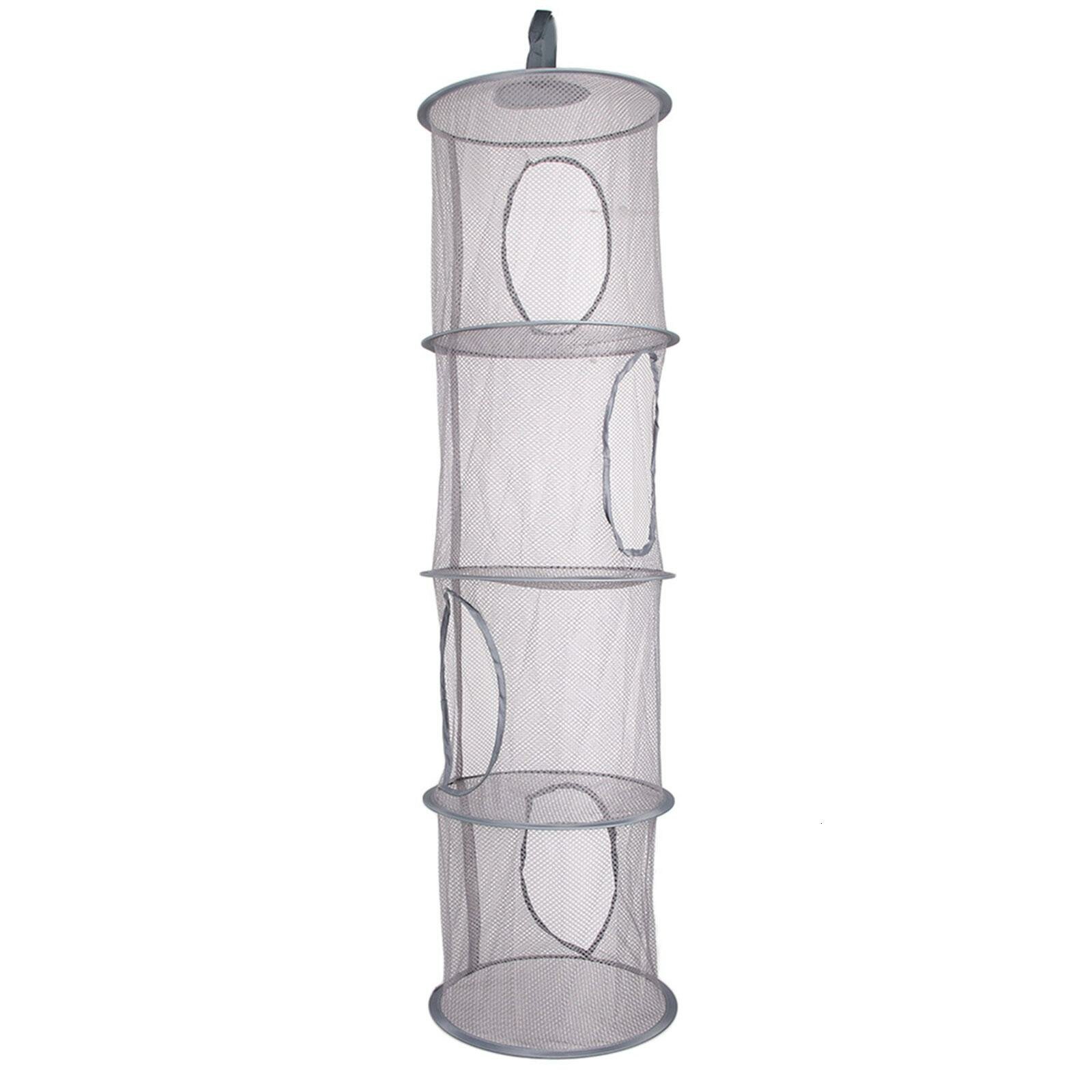 Подвесные сетчатые органайзеры для игрушек и аксессуаров, Светло-серый