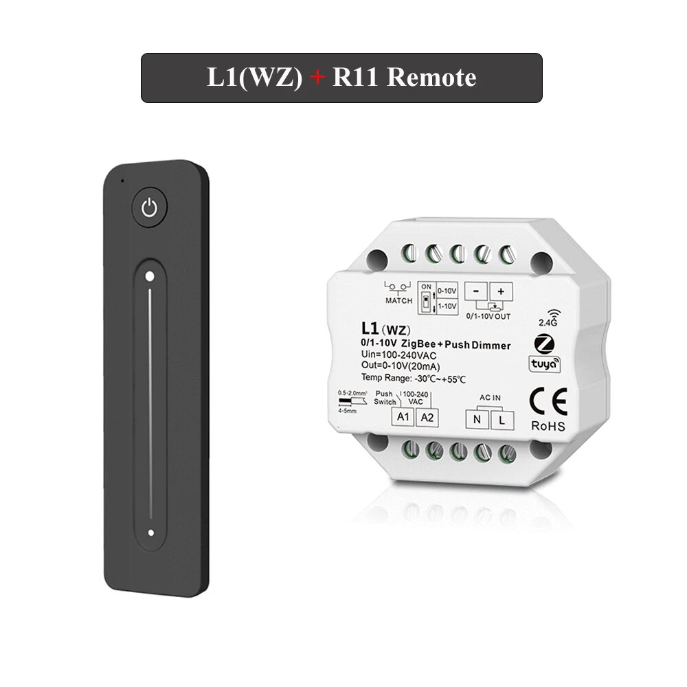 Tuya Zigbee диммер 0/1-10В L1(WZ) R11