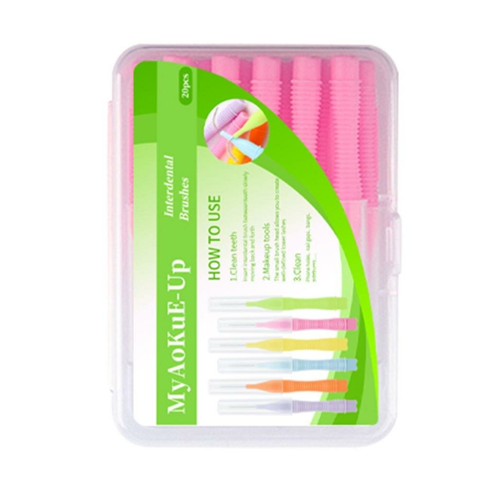 Щеточка для ламинирования бровей, Розовый