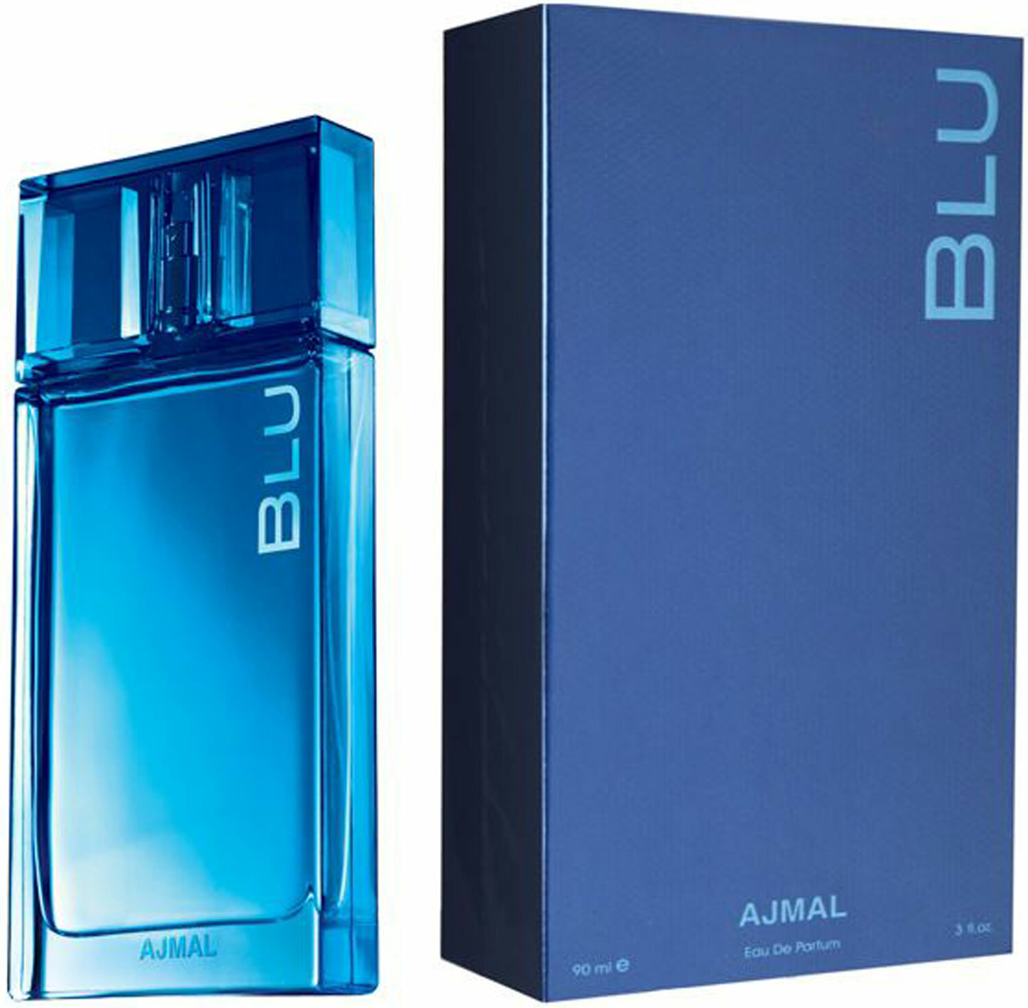Парфюмерная вода "Ajmal Blu", мужская, цветочный водяной аромат, 90 мл