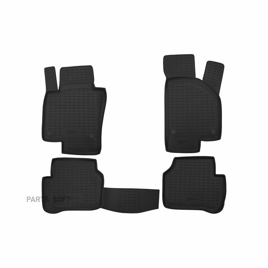 Коврики в салон VW Passat B6 09/2005->, . (ПУ, повышенная износостойкость) от официального дистрибьютора, FORMAT, артикул FORMAT5106210KH