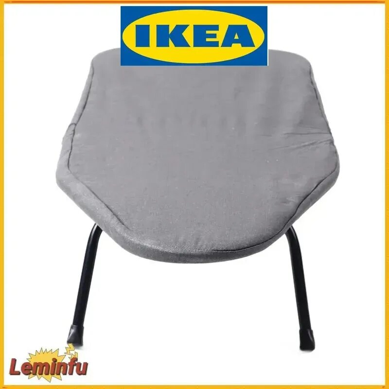 IKEA Гладильная доска раскладная серого цвета с металлическим каркасом и хлопковым чехлом
