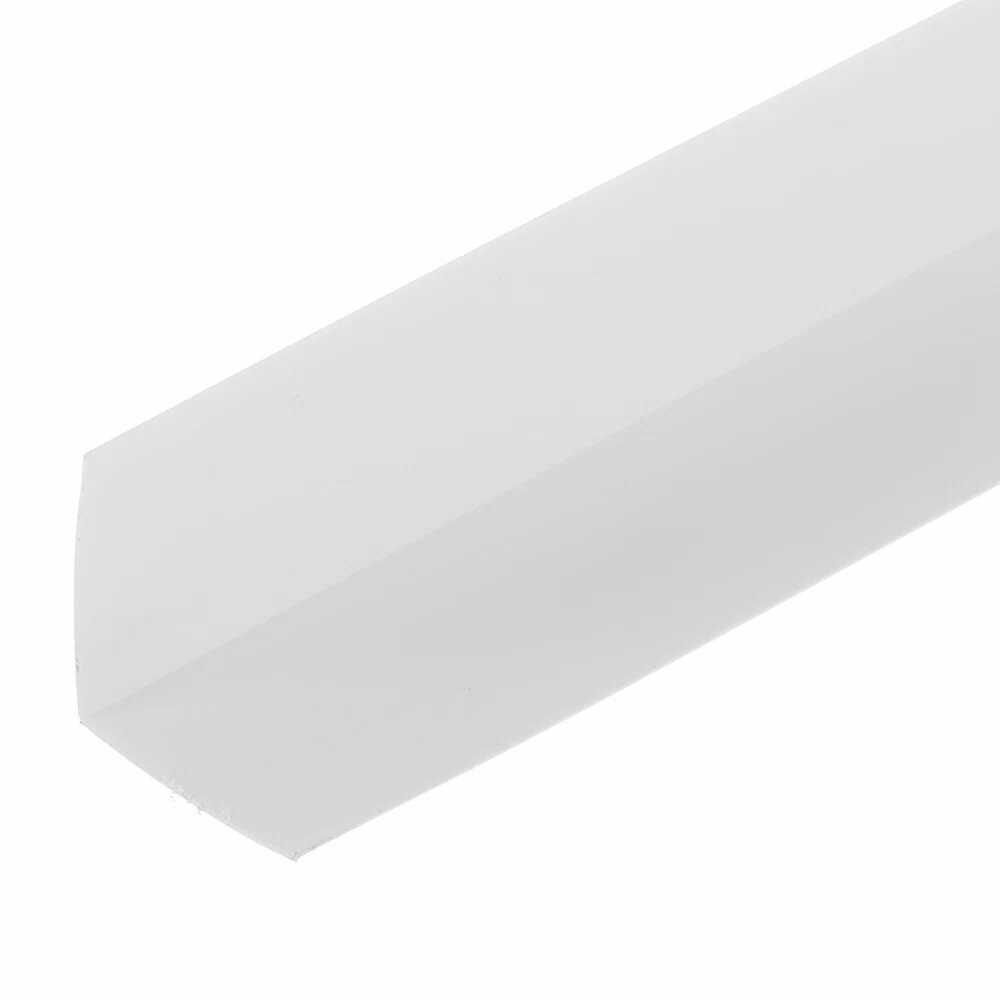 Уголок ПВХ 50х50х2700 мм гладкий белый 4680009851030