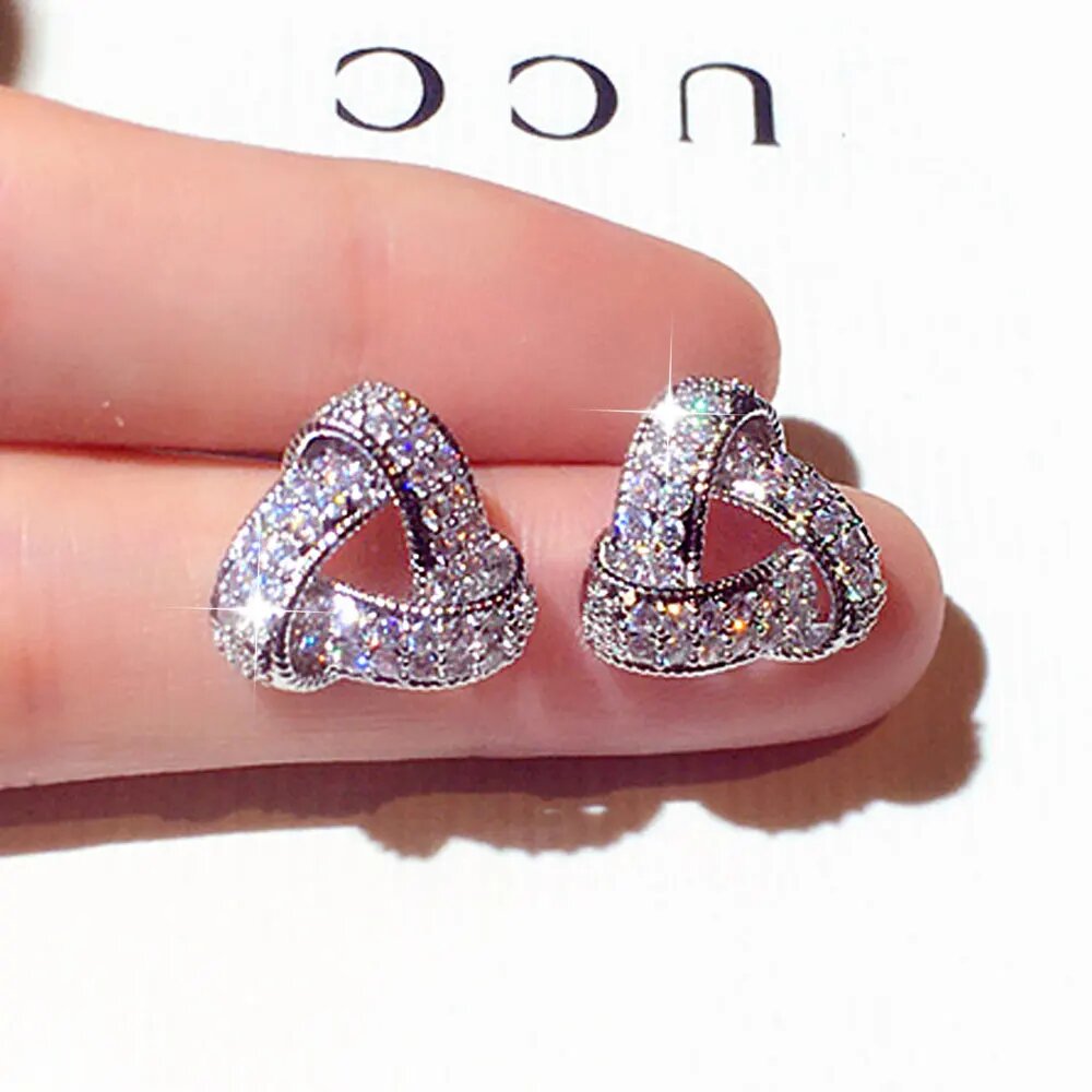 Серьги, циркон