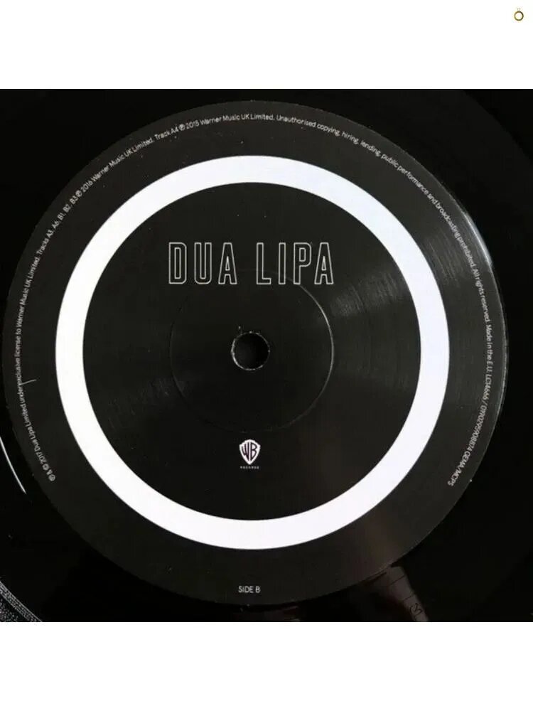 Dua Lipa Dua Lipa (12" LP, Европейское издание) Поп-музыка. Виниловая пластинка