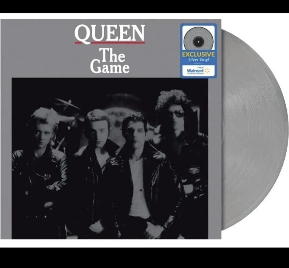 Queen The Game Silver Vinyl Exclusive Walmart Edition Виниловая пластинка Импортное издание