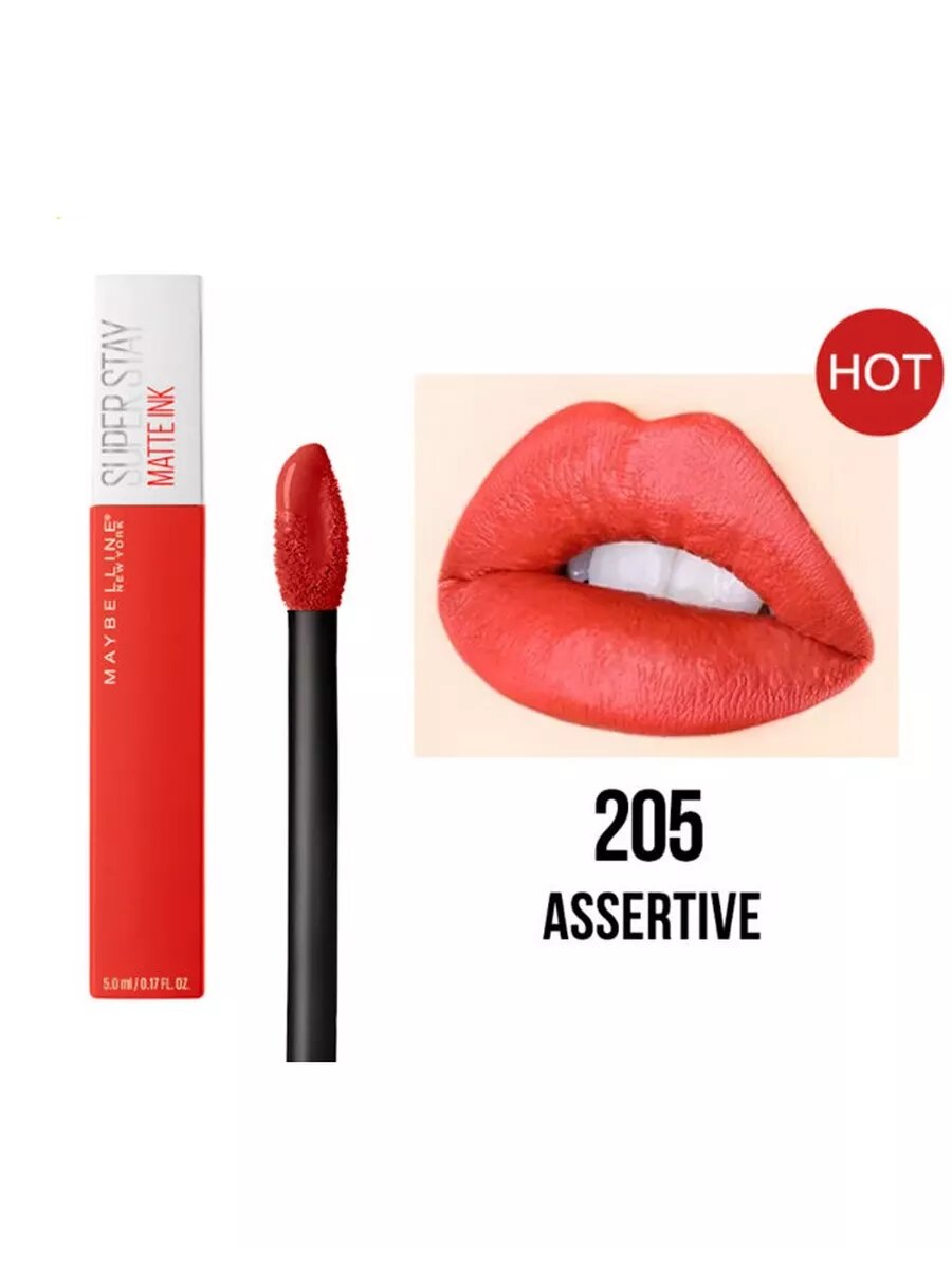 Помада для губ Maybelline Super stay Matte Ink оттенок 205