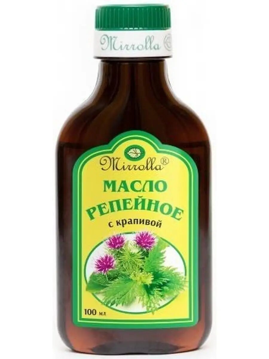Mirrolla репейное масло с крапивой 100 мл