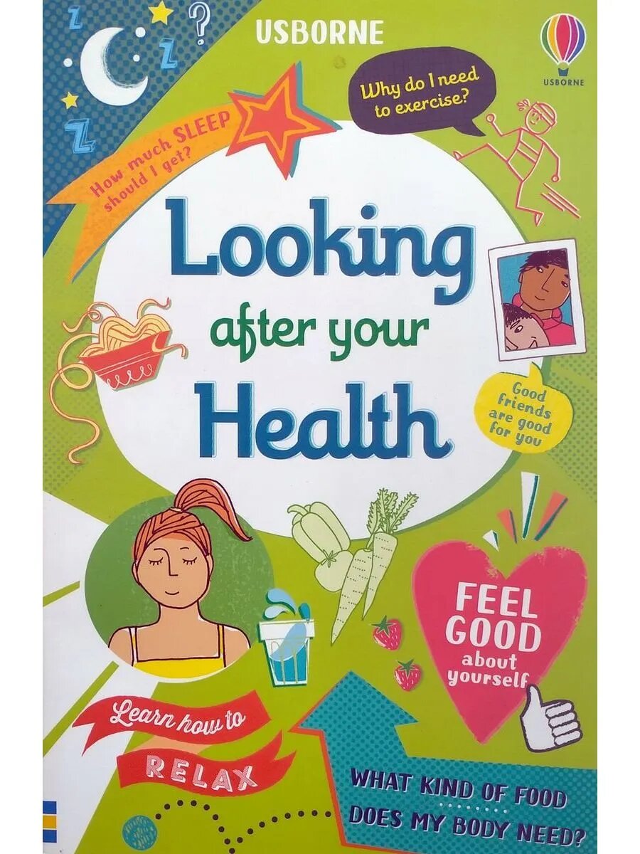 Looking After Your Health книга о здоровье на английском | Usborne