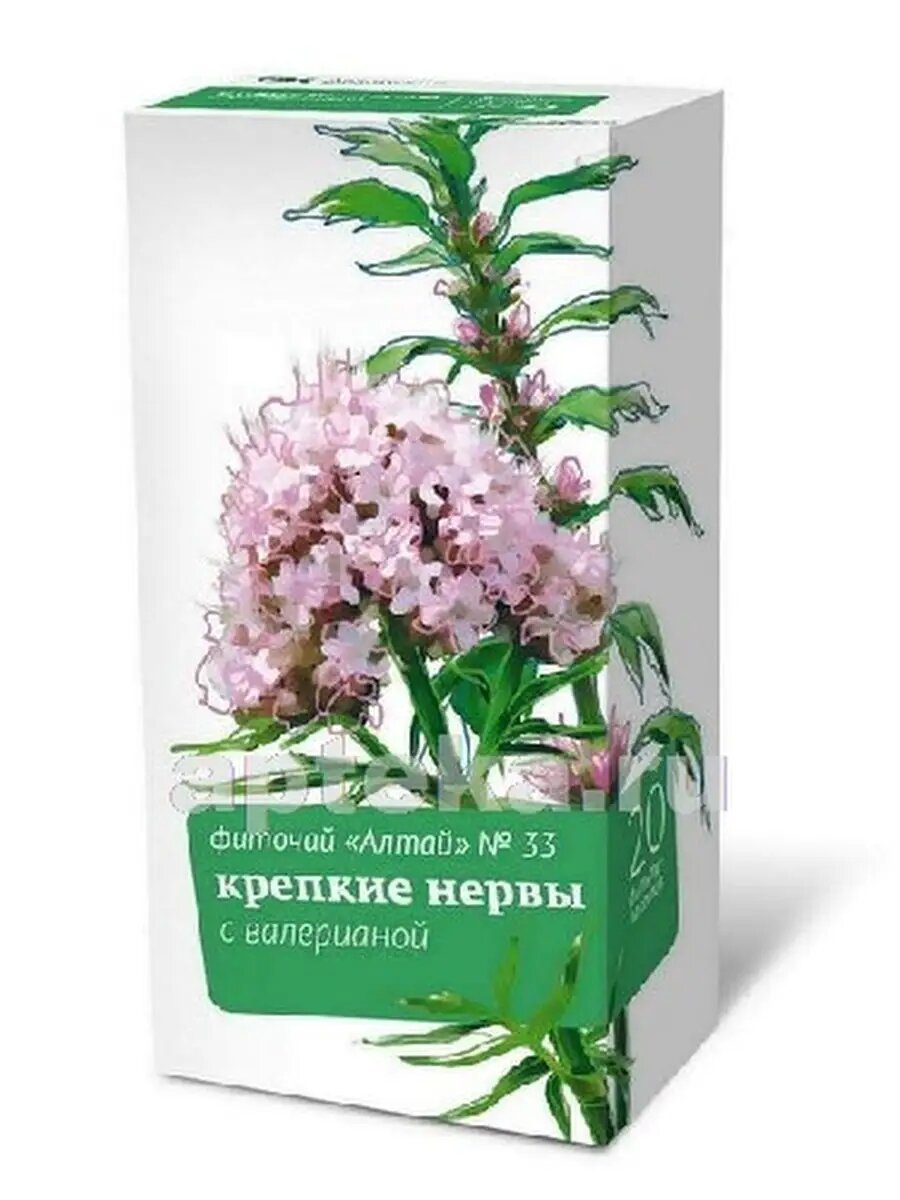 Фиточай алтай № 33 крепкие нервы с валерианой 20 ф/п