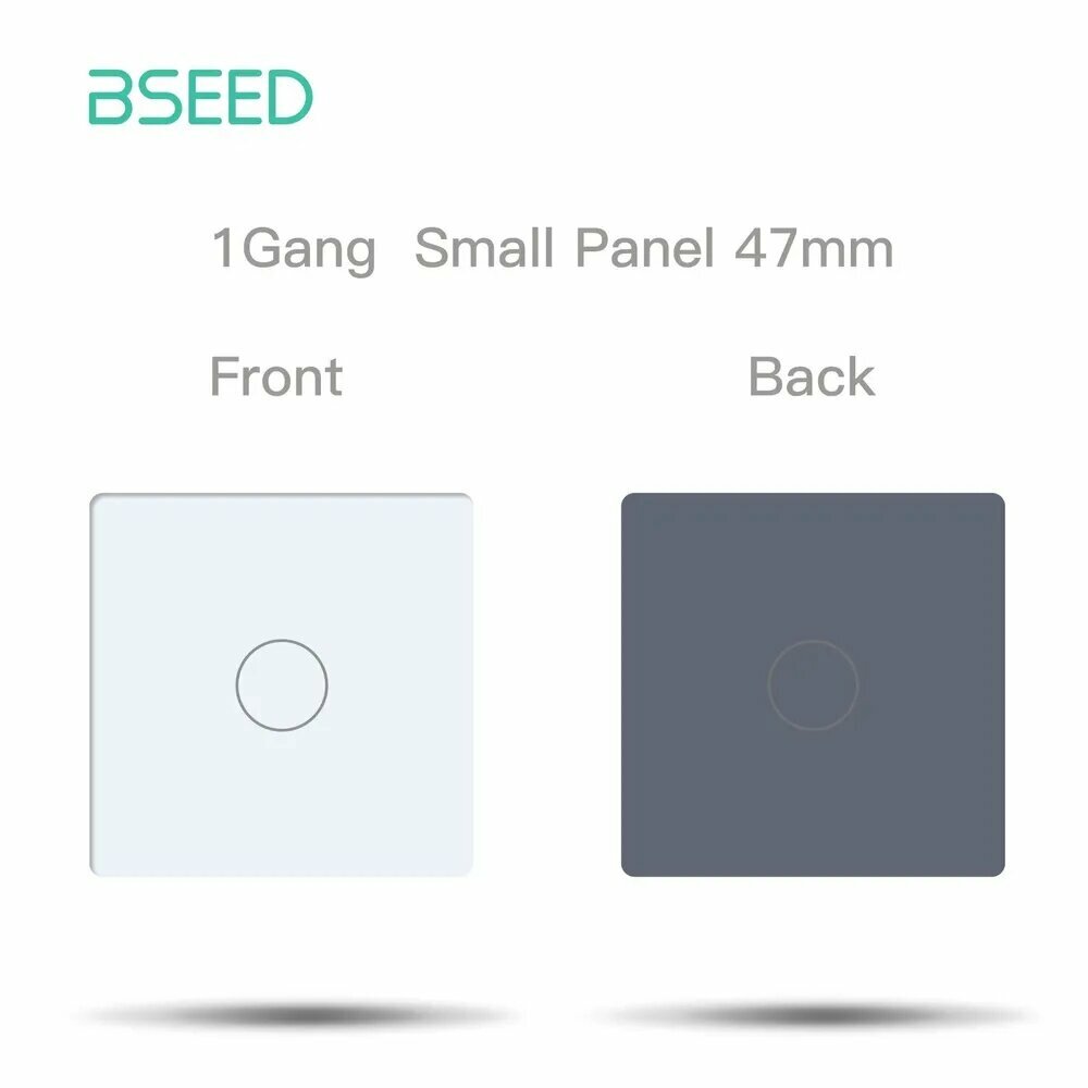 BSEEDHOME Рамка электроустановочная, белый, 1 пост, 1 шт.