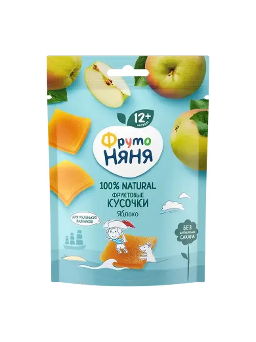 ФрутоНяня Фруктовые кусочки Яблоко