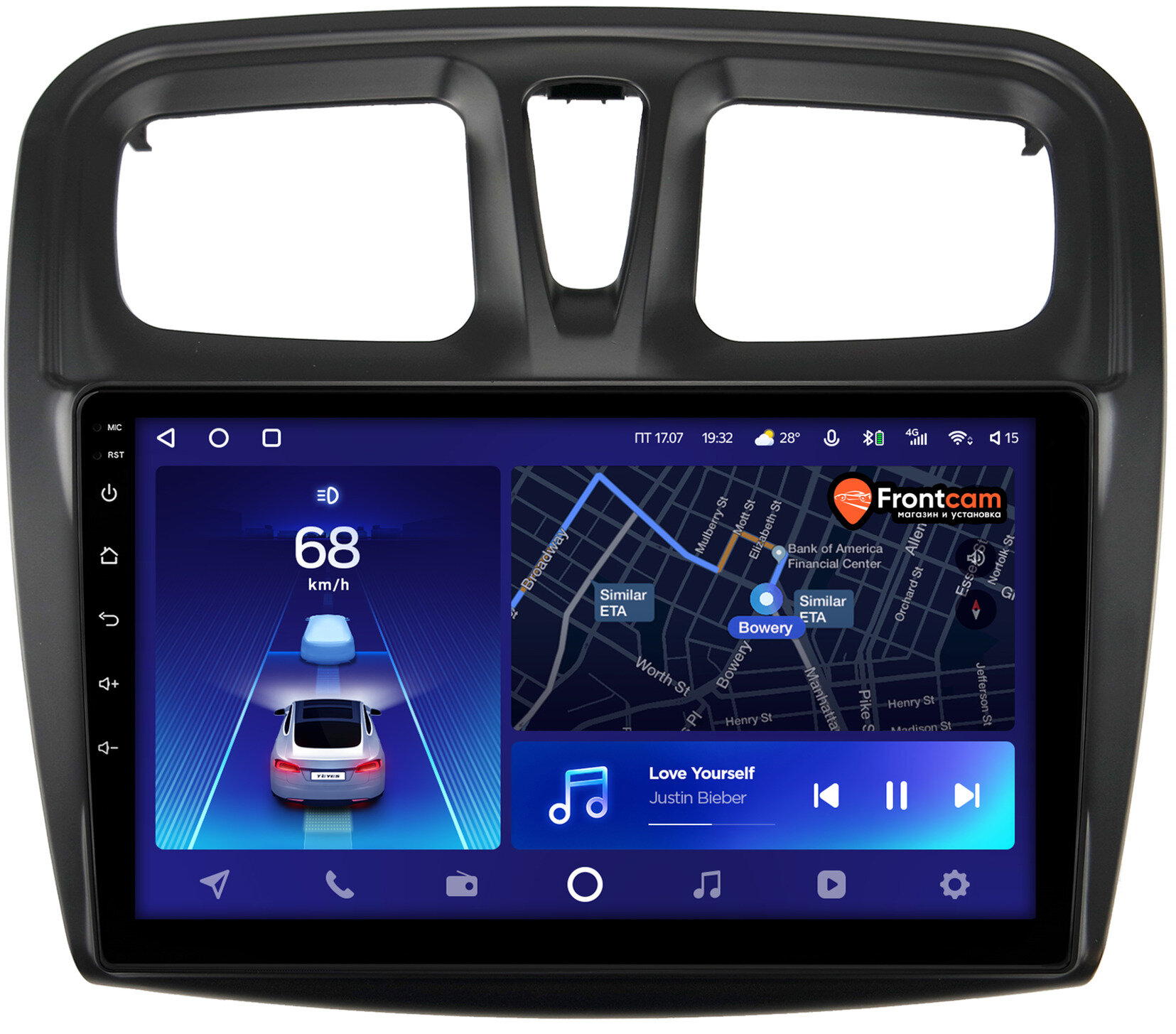 Штатная магнитола Renault Logan 2, Sandero 2 (Stepway) 2012-2022 Teyes CC2 PLUS 6/128 10" RM-1090 Android 10 (4G-SIM, DSP, QLed)