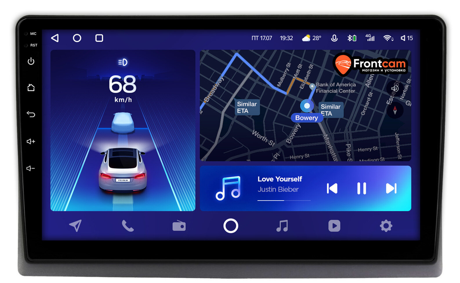 Штатная магнитола Teyes CC2 PLUS 6/128 10" RM-10-1292 Mazda Biante 2008-2018 Android 10 (4G-SIM, DSP, QLed)