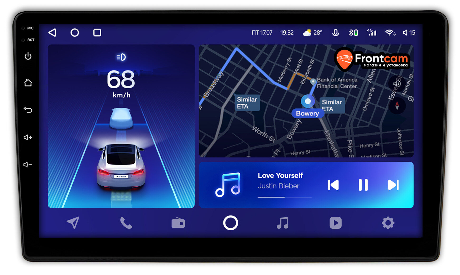 Штатная магнитола Citroen C2 2003-2009, C3 Picasso 2008-2017 (черная) Teyes CC2 PLUS 6/128 9" RM-9-091 Android 10 (4G-SIM, DSP, QLed)