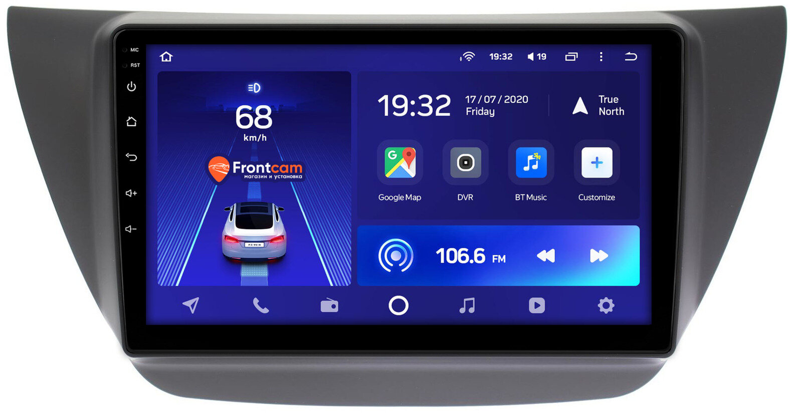 Штатная магнитола Mitsubishi Lancer 9 2000-2010 Teyes CC2L PLUS 2/32 9" RM-9099 Android 8.1 (DSP, IPS, AHD)