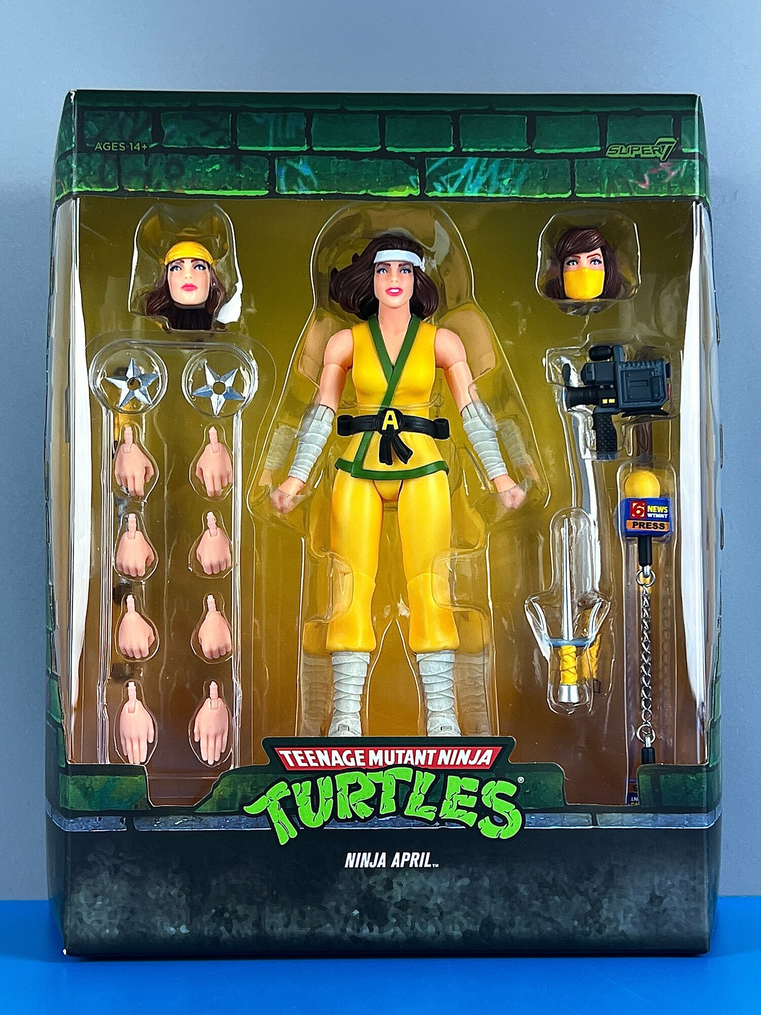 Фигурка Ninja April O'Neil, Teenage Mutant Ninja Turtles, TMNT / Super7, Ultimates / Эйприл О'Нил, Черепашки Ниндзя