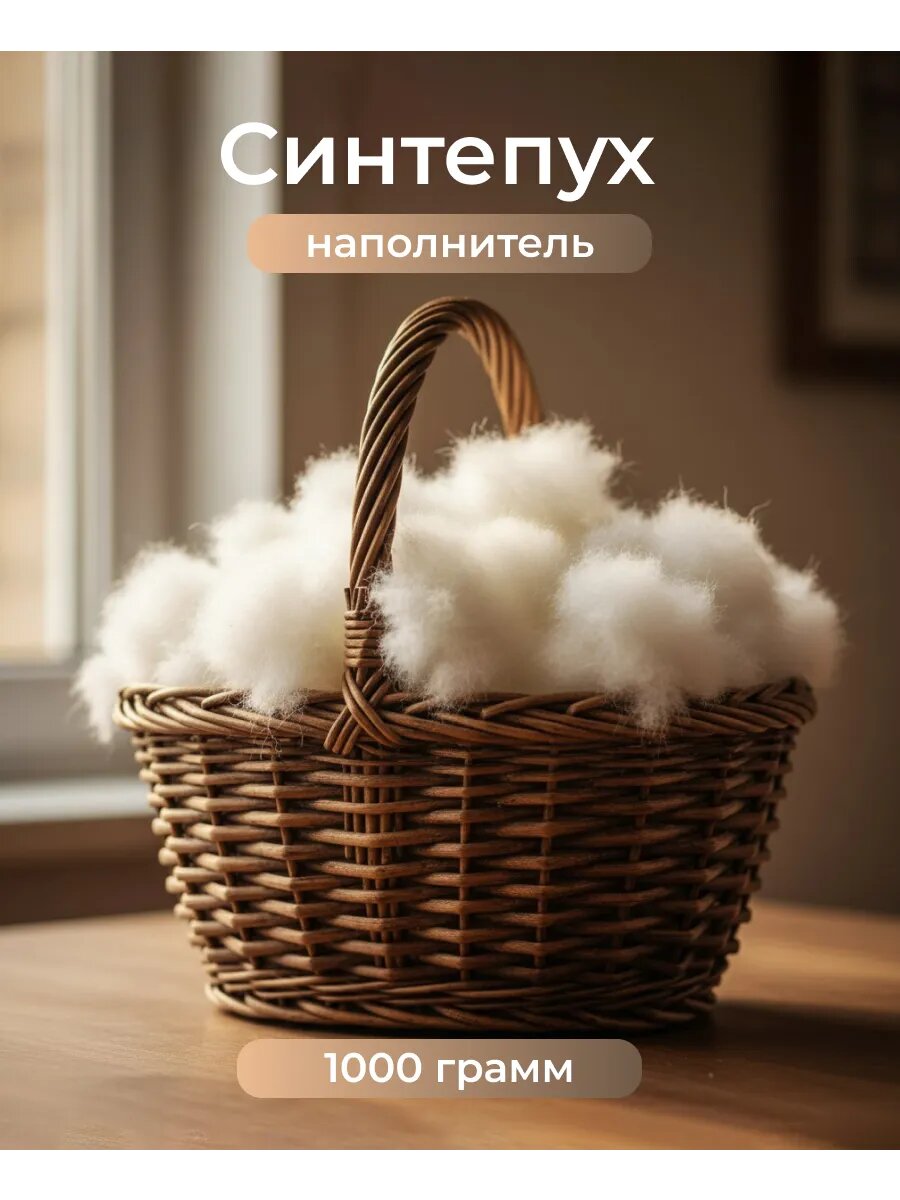 Синтепух для рукоделия холлофайбер Гипоаллергенный