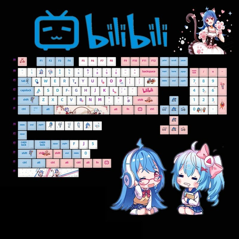 Cherry MX1.0/2.0S оригинальный сублимационный колпачок из ПБТ B станция двумерный A87/100/FL980/108 красная ось_No15