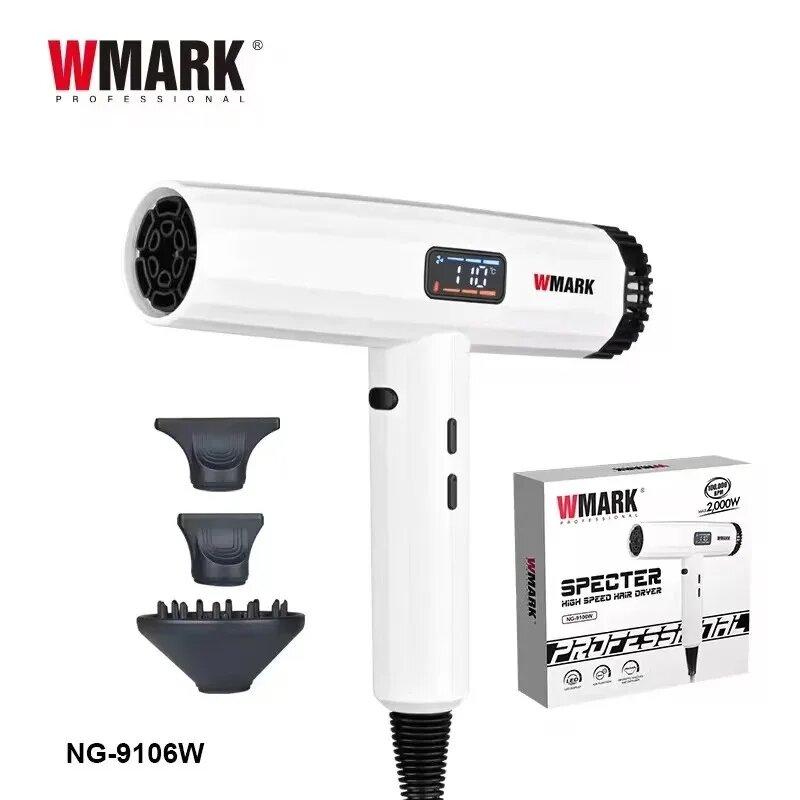 WMARK фен для волос NG-9106W, 2000 Вт, цвет NG-9106W