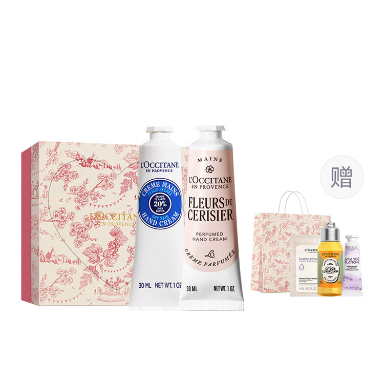 Крем для рук унисекс LOCCITANE Мед Цветы Вишни Шеа ароматический увлажняющий