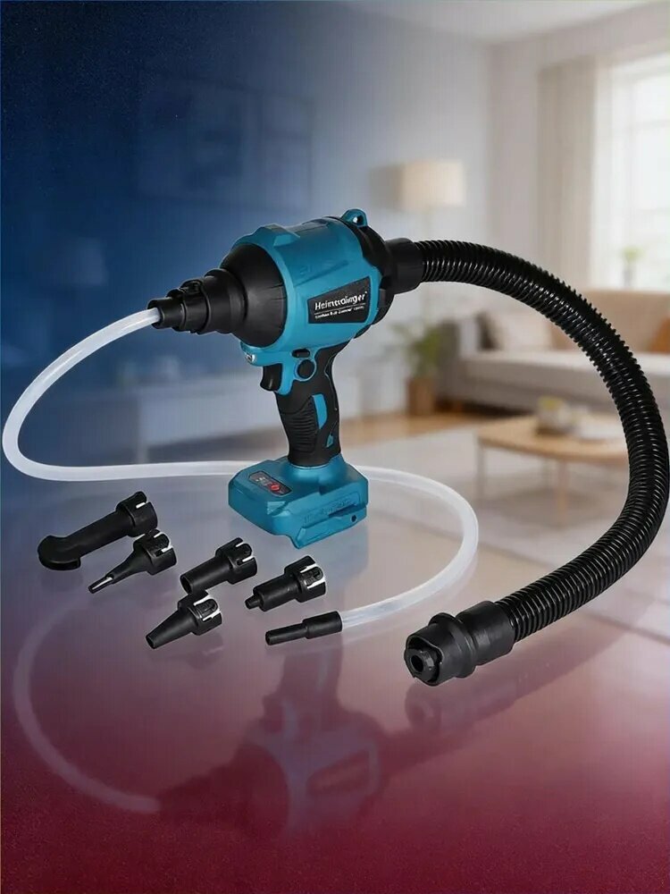 Беспроводной портативный воздуходувка LB111 для уборки листьев и мусора на даче, в саду и дворе