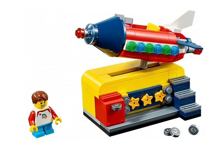 Конструктор LEGO Космическая ракета-качалка 154 детали 40335, 1 шт.