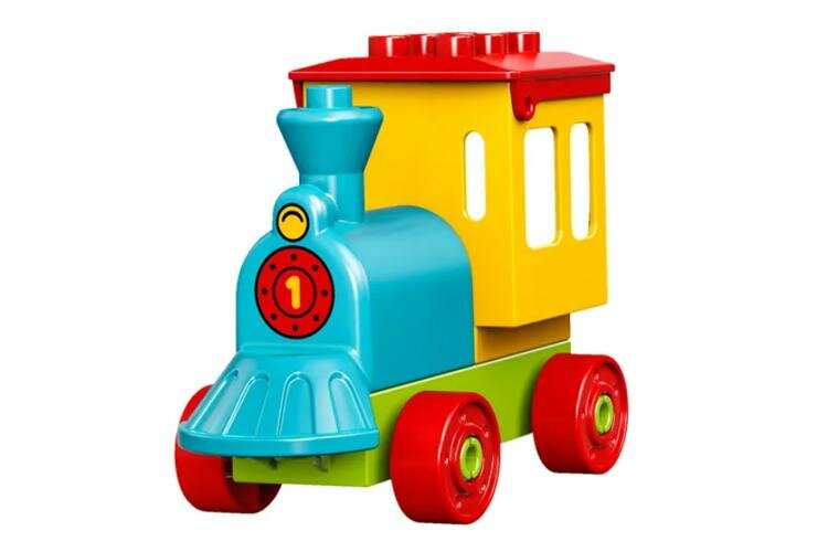 Пластиковый конструктор унисекс LEGO Поезд с цифрами из коллекции Dabao, 23 детали, 10847