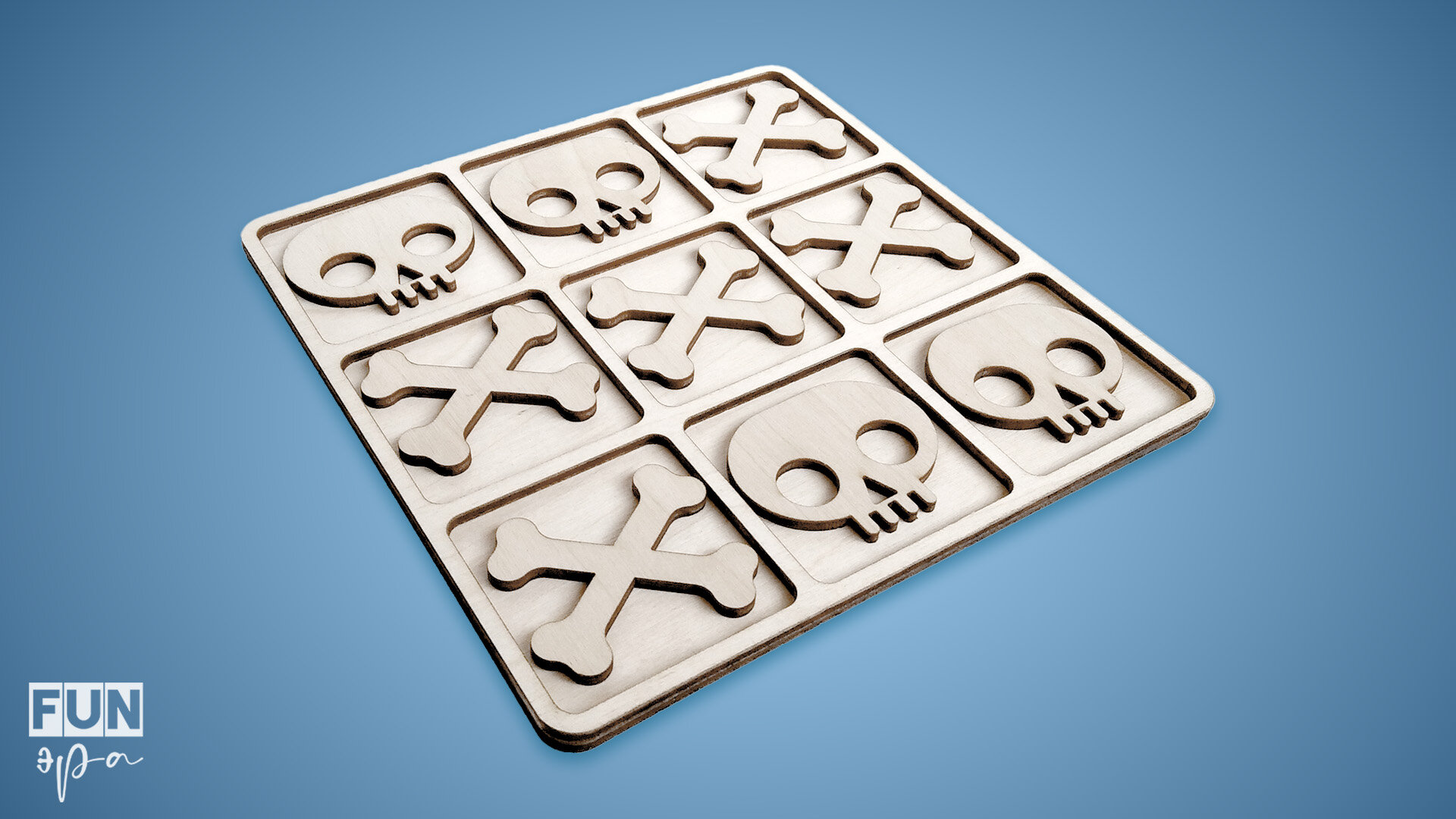 Настольная игра "Крестики-нолики" - 16,5х16,5 см